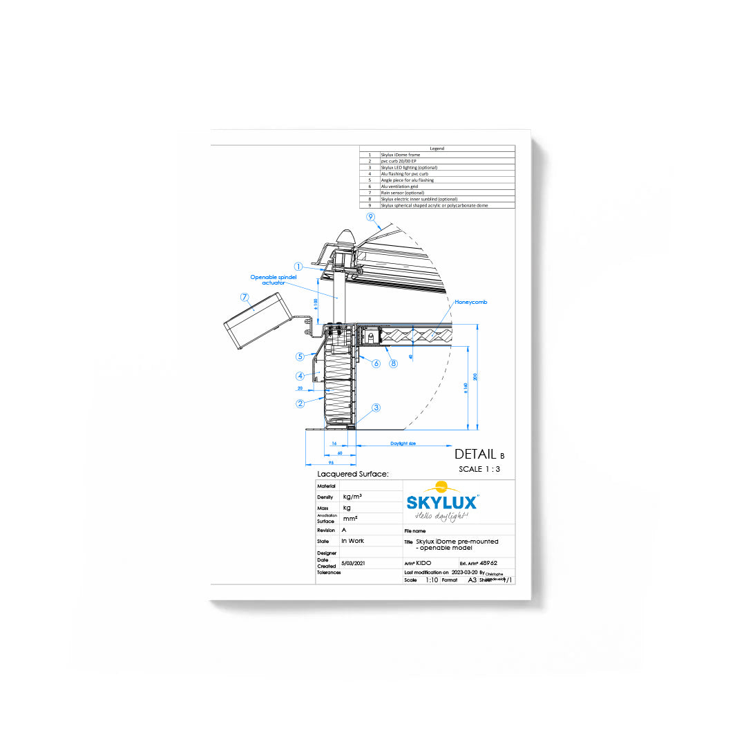 Download nu: Skylux Technische tekeningen iDome - Bundel