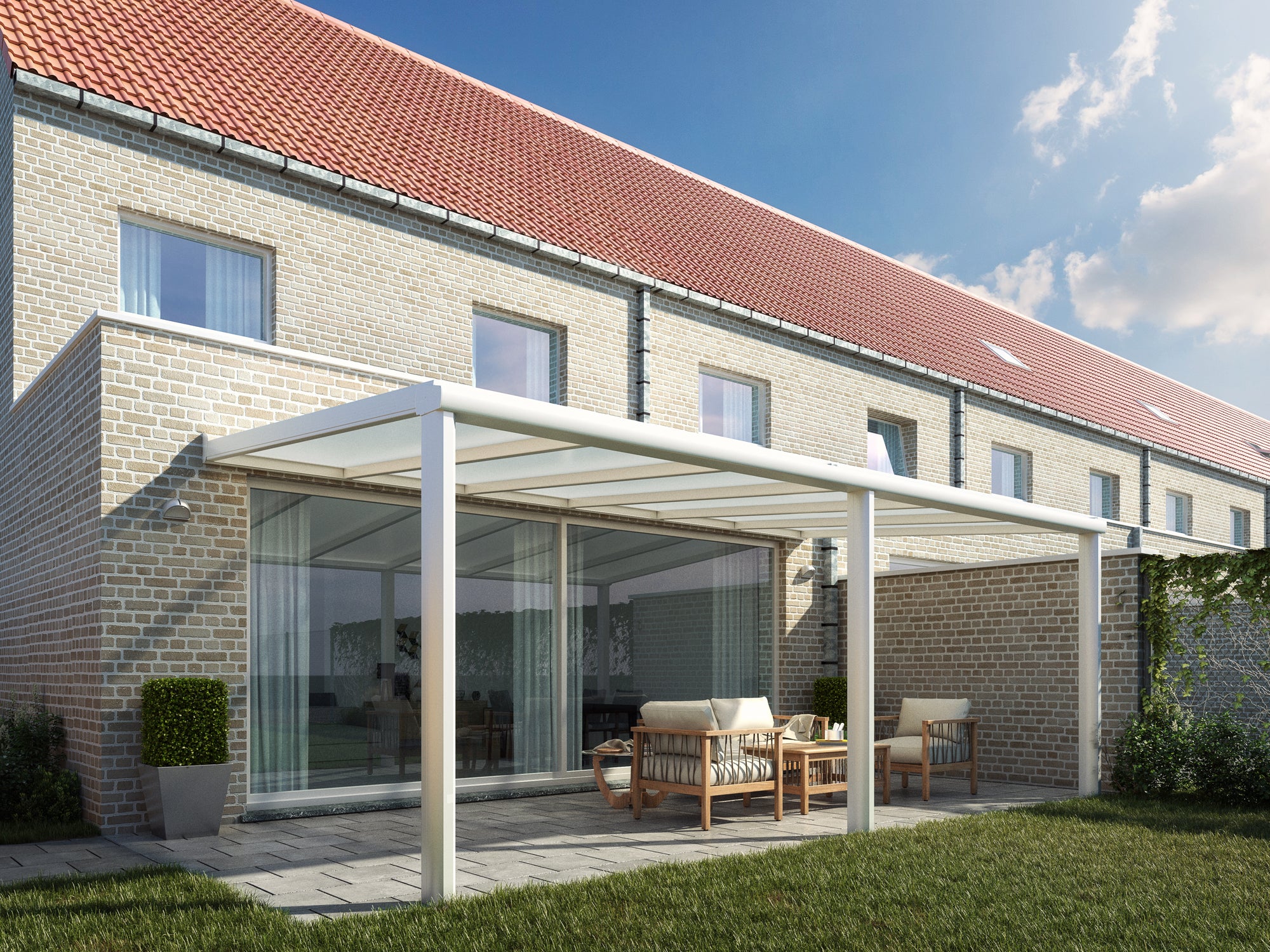 Pergolas et abris de terrasse Skylux | La magie de l’extérieur ...